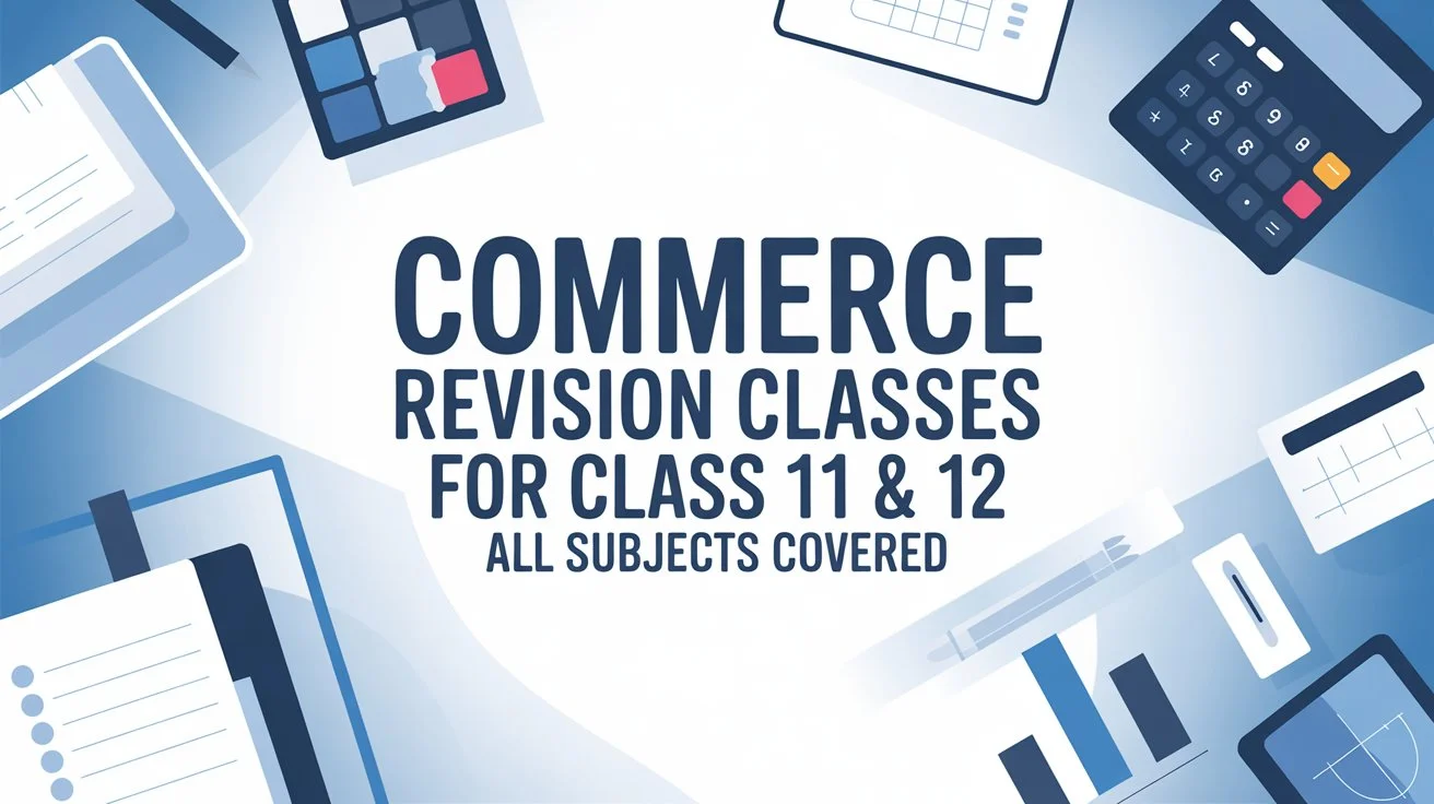 Online Commerce Revision Classes for Class 11 & 12 | All Subjects