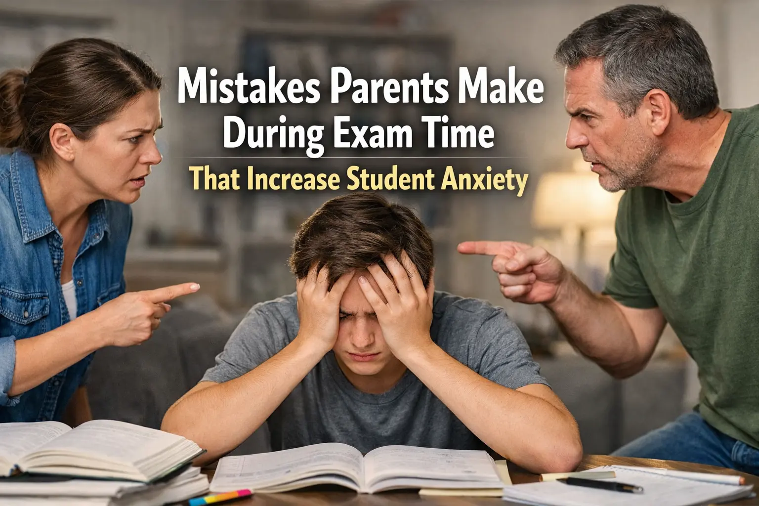 5 Mistakes Parents Make During Exams That Increase Student Stress